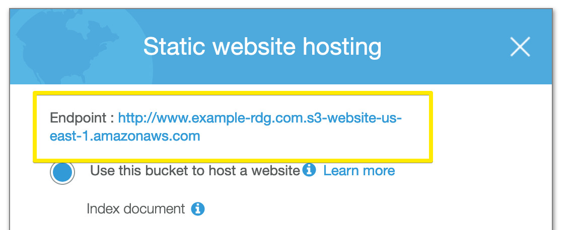 Hosting A Static Site On Aws S3
