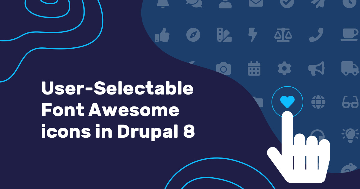 Adding user-selectable Font Awesome icons to components